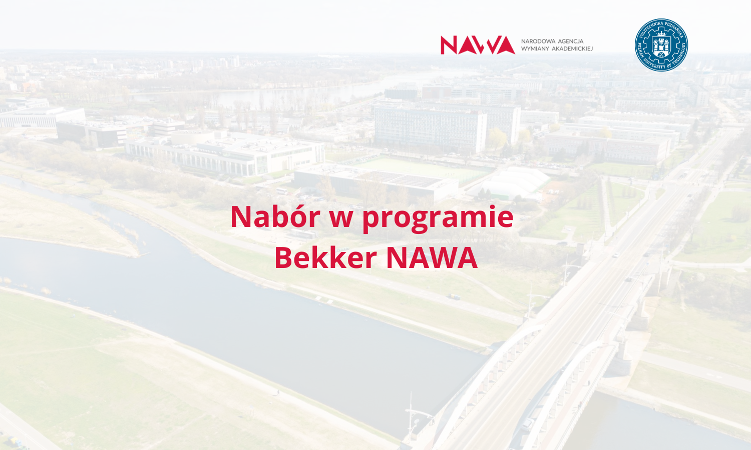 Nabór w programie Bekker NAWA | Politechnika Poznańska